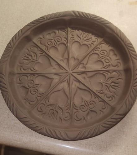 Hartstone USA "The Shortbread Mold" Vintage 10” Hearts & Tulips ...