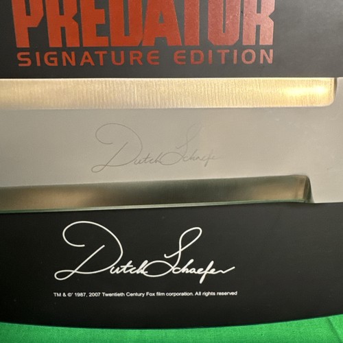 Rare Signature Edition Predator Machete Hollywood Collectibles Group ...
