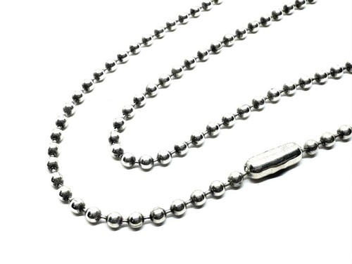 Chrome Hearts Ball Chain Necklace 18 Inch 47.5Cm Silver Sv925 | eBay