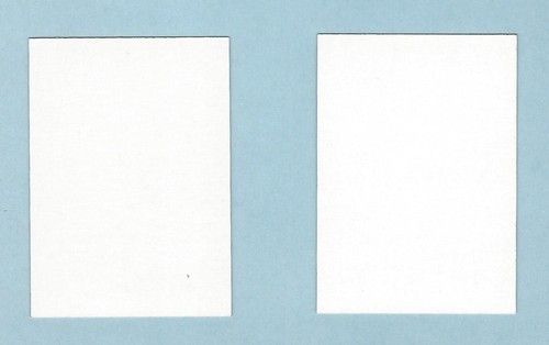 RARE 1990 Topps Blank Front Football Cards #51 Simms & #366 Harbaugh ...