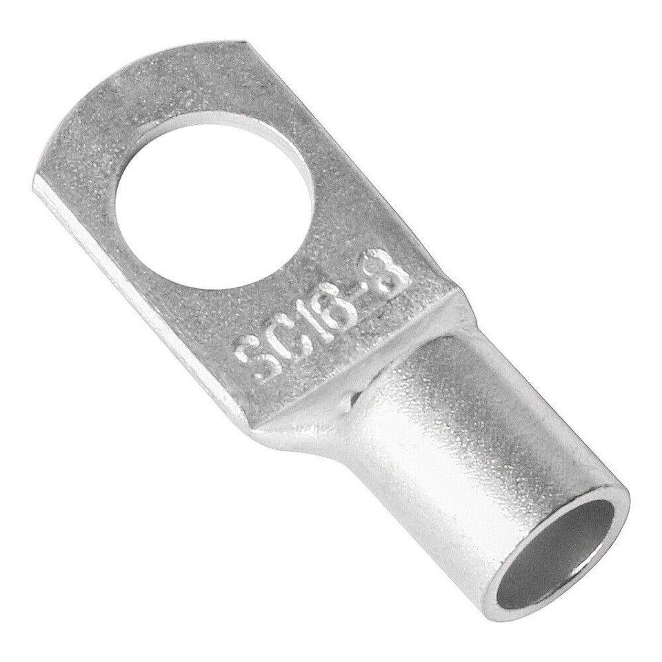 240/100PCS Battery Copper Crimp Terminals Cable Lug Eyelet Wire Ring ...