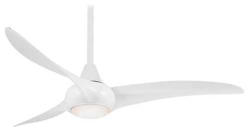 Minka-Aire F844-WH, 52 inch Ceiling Fan with 3 Blades in White ...