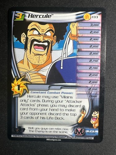 Dragon Ball Z CCG #133 Hercule LV3 Majin Buu Saga Unlimited Rare LP | eBay