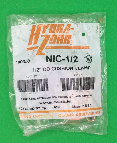 HYDRA ZORB 100050 1/2 INCH OD Cushion Clamp | eBay