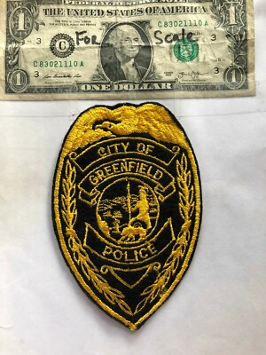 Greenfield California Police Patch Un-sewn great condition | eBay