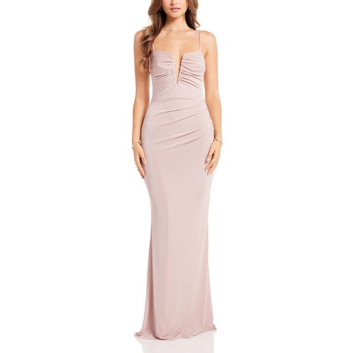 Katie May Womens Full Length Gathered V-Neck Evening Dress BHFO 7144 | eBay