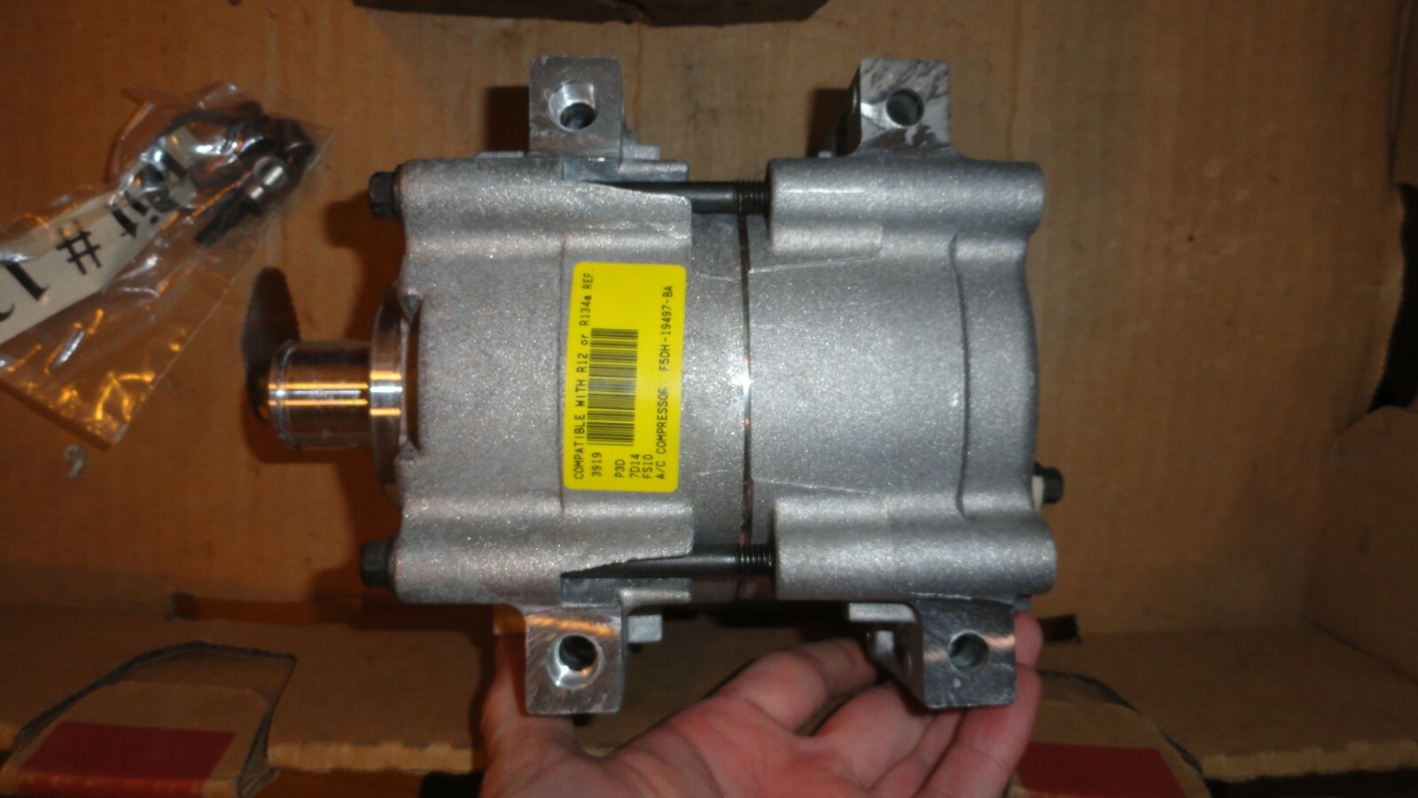 NOS 1996-04 FORD MUSTANG BASE 3.8L V6 232 CID A/C COMPRESSOR F6DZ-19703 ...