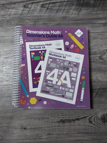 Dimensions Math Teacher's Guide 4A Fast Ship 9781947226388 | eBay