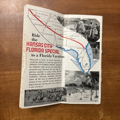 FRISCO Railroad Timetable October 1957 ST LOUIS -San Fransisco Map | eBay