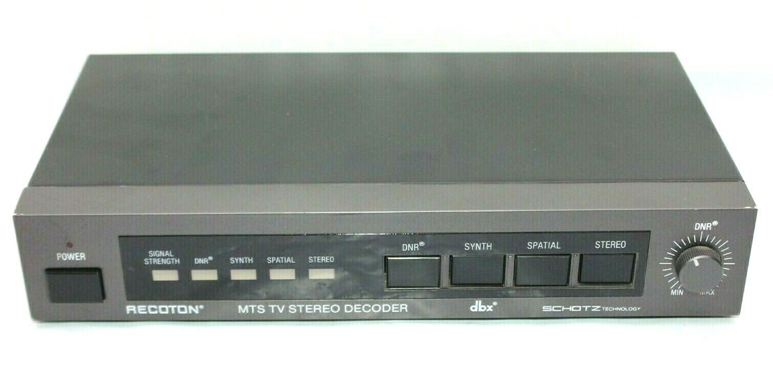 Recoton Model V622 MTS TV Stereo Decoder DBX - Schotz Technology ONLY ...