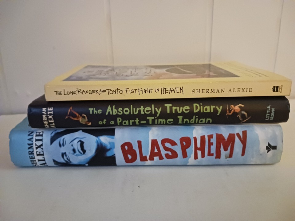 SIGNED Absolutely True Diary HB/DJ Sherman Alexie, Lone Ranger Tonto ...