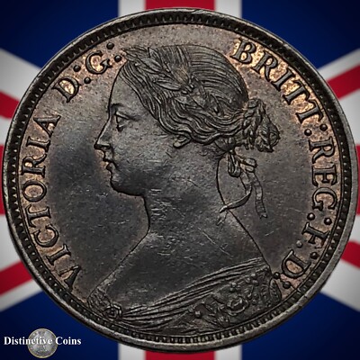 Great Britain 1864 Farthing 1/4d GB3518 | eBay