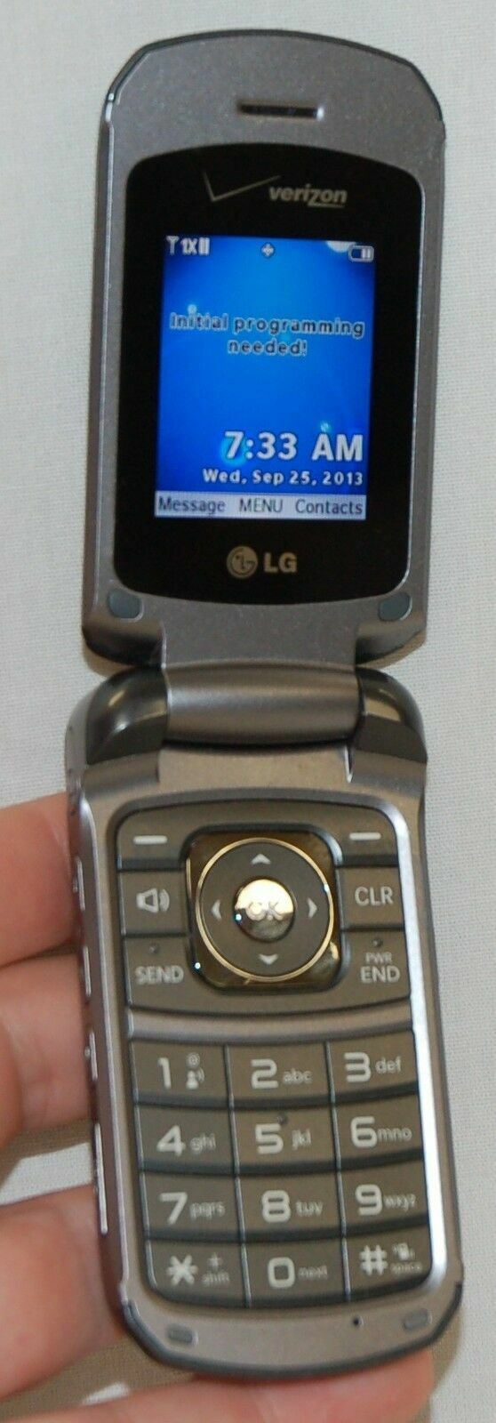 LG VX5600 Accolade GRAY Verizon Wireless Flip Cell Phone 1.3MP Cam ...