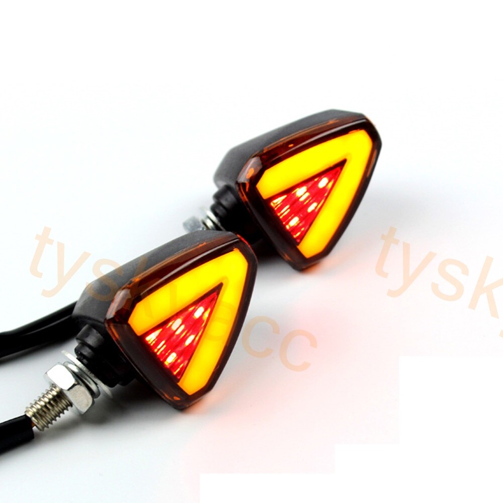 Universal Motorcycle Dirt Bike Turn Signal Brake Indicator Blinker ...