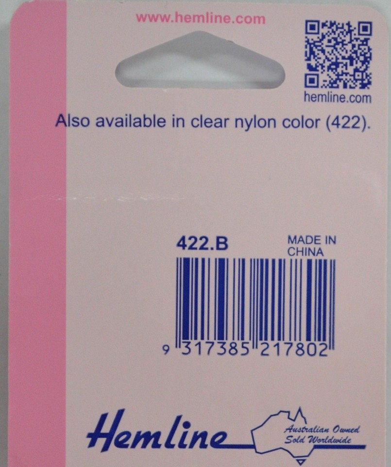 Hemline Invisible Snap Fasteners, BLACK, 7mm 12 Sets, Perfect For Sheer ...