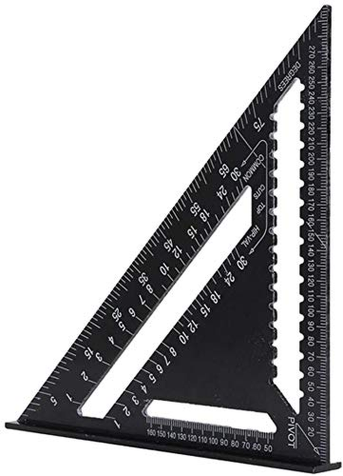 12Inch Rafter Square Carpenter Square Aluminum Square Layout Tool with ...