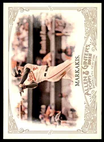 2012 TOPPS ALLEN & GINTER NICK MARKAKIS BALTIMORE ORIOLES #14 | eBay