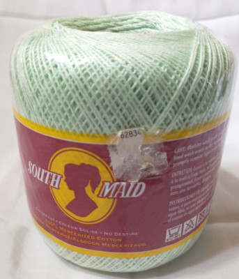 South Maid Crochet Thread - #428 Mint Green, size 10, 350 yards A70 | eBay