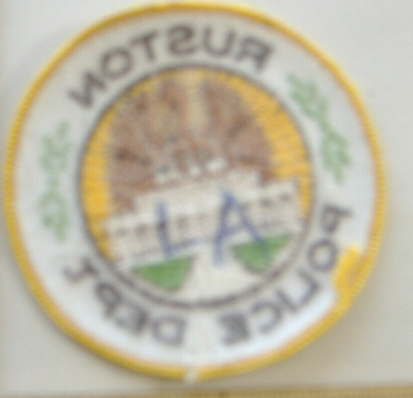 RUSTON LOUISIANA POLICE FABRIC PATCH | eBay