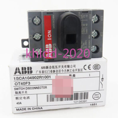 1pcs ABB Disconnector OT40F3 | eBay