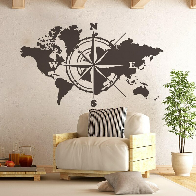 Compass Ceiling Fan Decal | Shelly Lighting