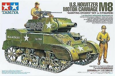 Tamiya America Tam 1/35 US Howitzer Motor Carriage M8 Plastic Model Kit ...