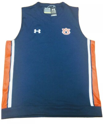 Men's Under Armour Auburn Tigers On-Field Vest Navy Blue Size Medium | eBay