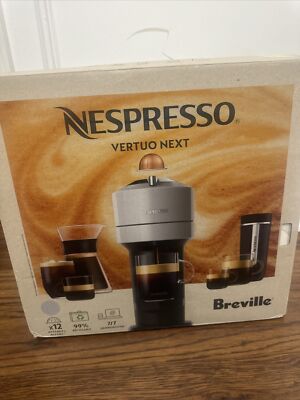 Nespresso Vertuo Next Coffee Espresso Machine by Breville LIGHT GREY | eBay