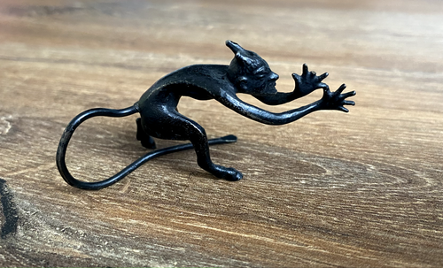 Vintage Soviet figurine iron, Kasli devil Mephistopheles demon.USSR | eBay