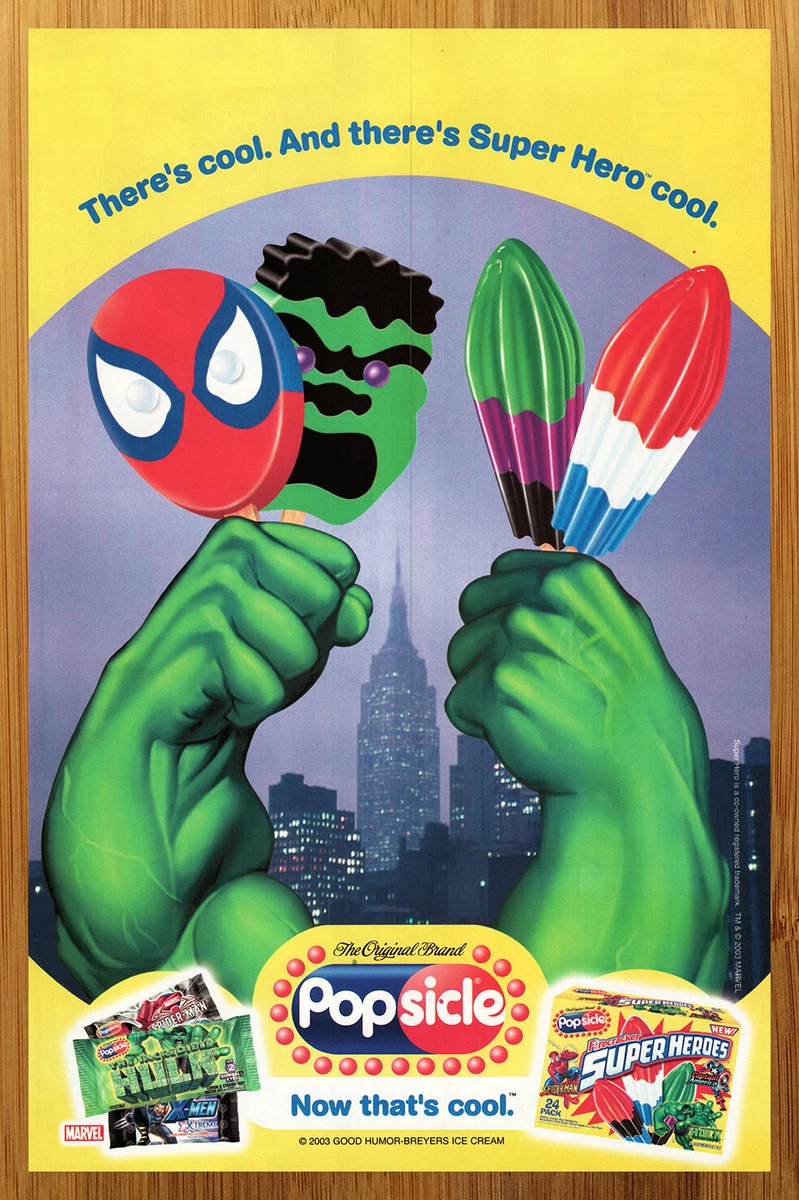 Superhero Ads With Sponsors