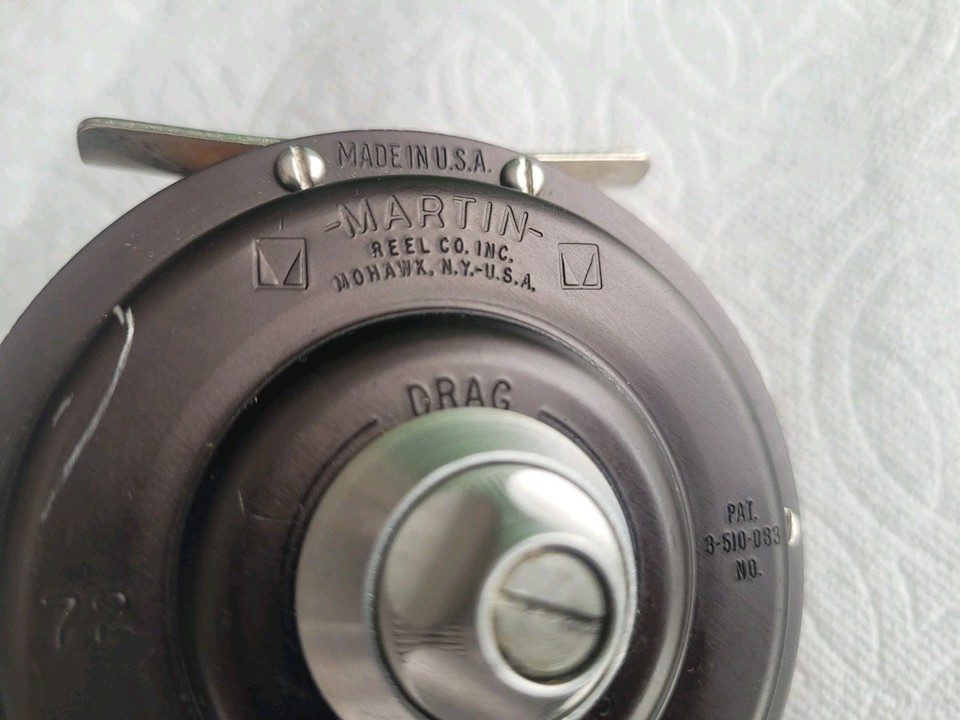 MARTIN 72 VINTAGE FLY FISHING REEL MULTIPLIER NEAR MINT MADE IN USA ...