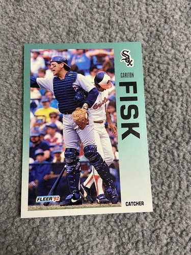 Carlton Fisk 1992 Fleer #79 Chicago White Sox Baseball card | eBay