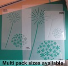 Allium Flower Stencil Floral Home Wall DÃ©cor Art Craft Paint Ideal ...