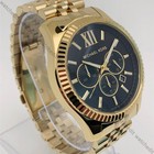 MICHAEL KORS MK8286 Lexington Gold Stainless Steel Bracelet Analog Men ...