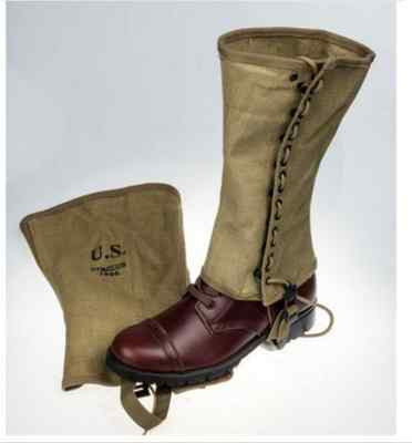 WW2 World War Two Replica Canvas Army Military Leggings Gaiters Snake ...