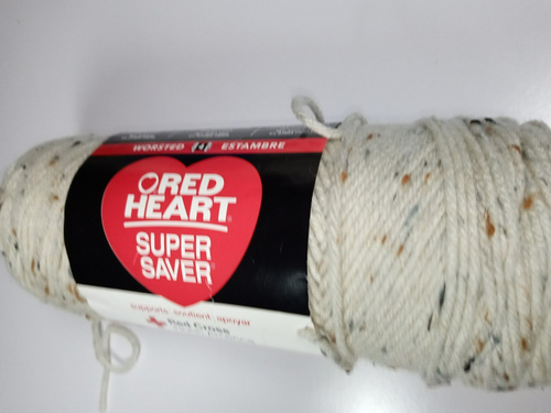 Red Heart Super Saver Yarn-Aran Fleck-5 Oz/ 260 Yards-100% Acrylic | eBay