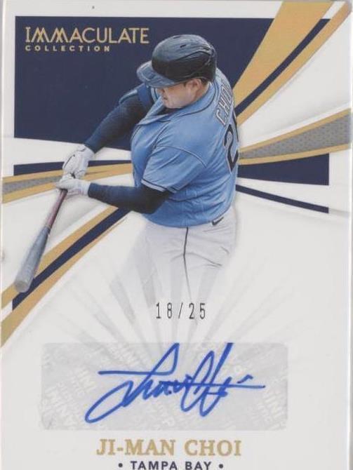 2021 Panini Immaculate Collection - Immaculate Signatures Ji-Man Choi # ...