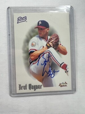 1996 BEST AUTOGRAPHED AUTO MINOR LEAGUE TOP 100 CARD BRET WAGNER | eBay