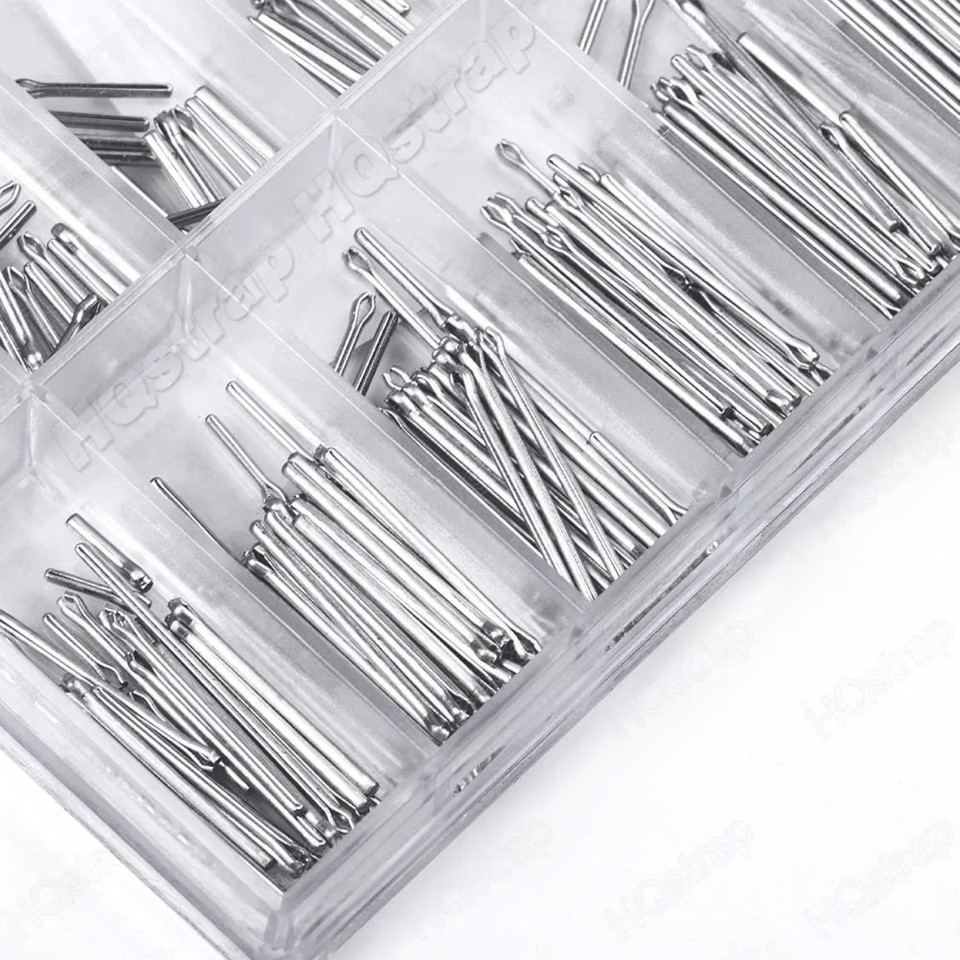 360pcs Watchmaker Watch Band Spring Bars Strap Link Pins Steel Repair ...