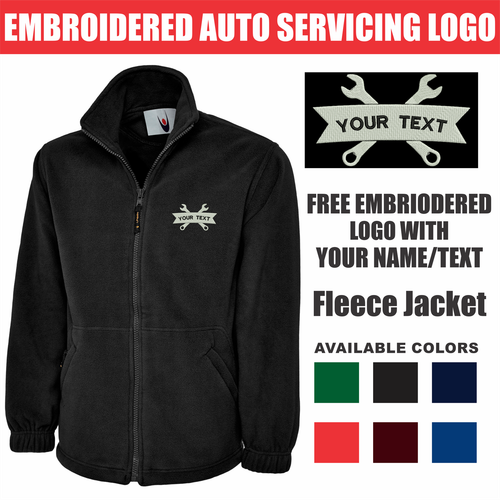 Perosnalised Embroidered Your Text Mechanical Logo Soft Shell Jacket ...