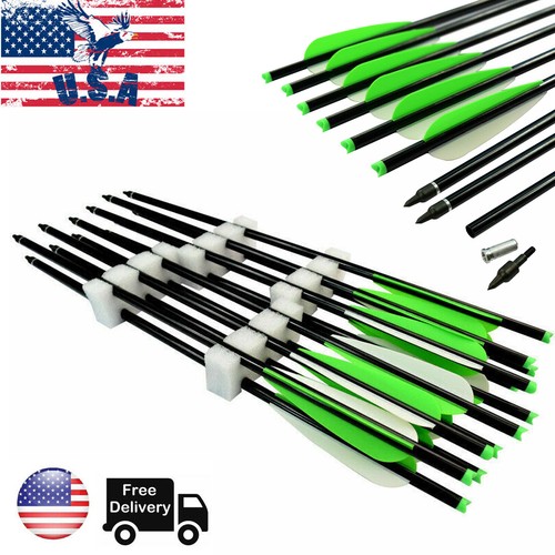 Crossbow Bolts Aluminum Arrows 2219# Archery Hunting Outdoor Practice ...