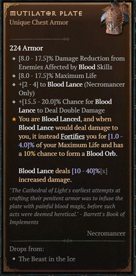 DIABLO 4🔥NEW SEASON🔥‍‍‍‍‍‍Unique Items‍ ‍‍Mutilator Plate | eBay