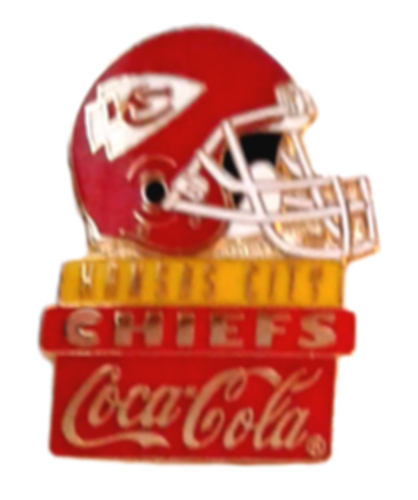Chiefs Pins RARE VTG 1993 Kansas City Chiefs Pin Coca Cola Coke Helmet ...