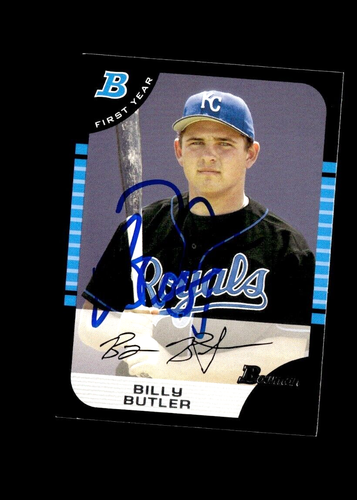 Billy Butler 2005 Bowman Royals authentic autographed card | eBay