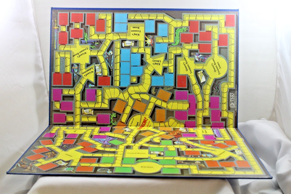 Vintage 1981 TSR Dungeon Fantasy Board Game Dungeons & Dragons ...