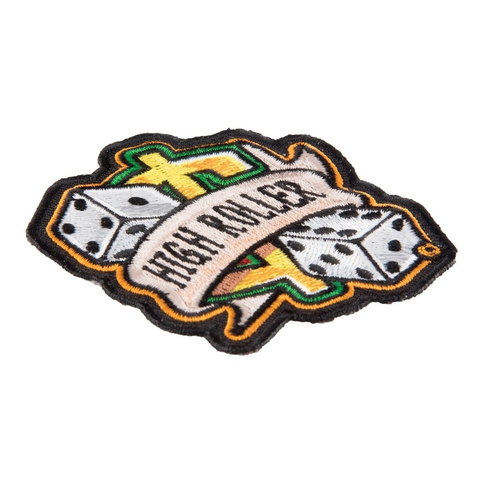 High Roller Craps Playing Dice Patch, Gambling Patches | eBay