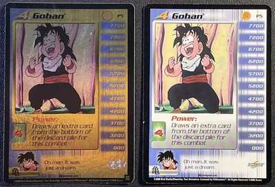 Dragon Ball Z CCG Gohan P5 Promo & Holo Promo Lightly Played Fast ...