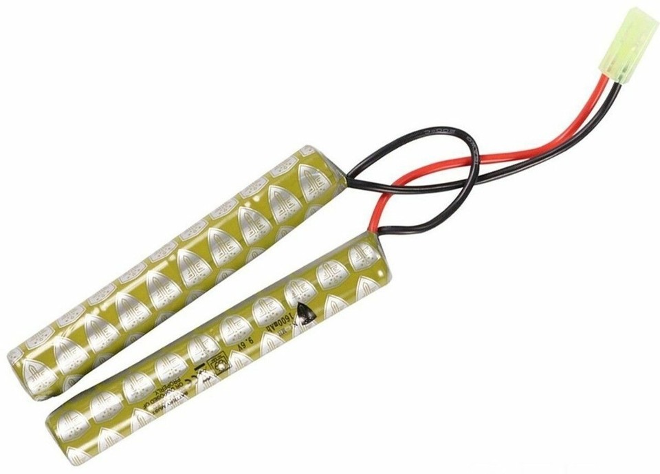 Umarex Airsoft Battery 9.6v NIMH 1600mAh Battery and Smart Charger ...
