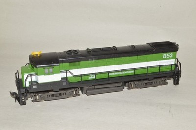 HO scale AHM Roco Burlington Northern RR Alco Century 424 locomotive ...