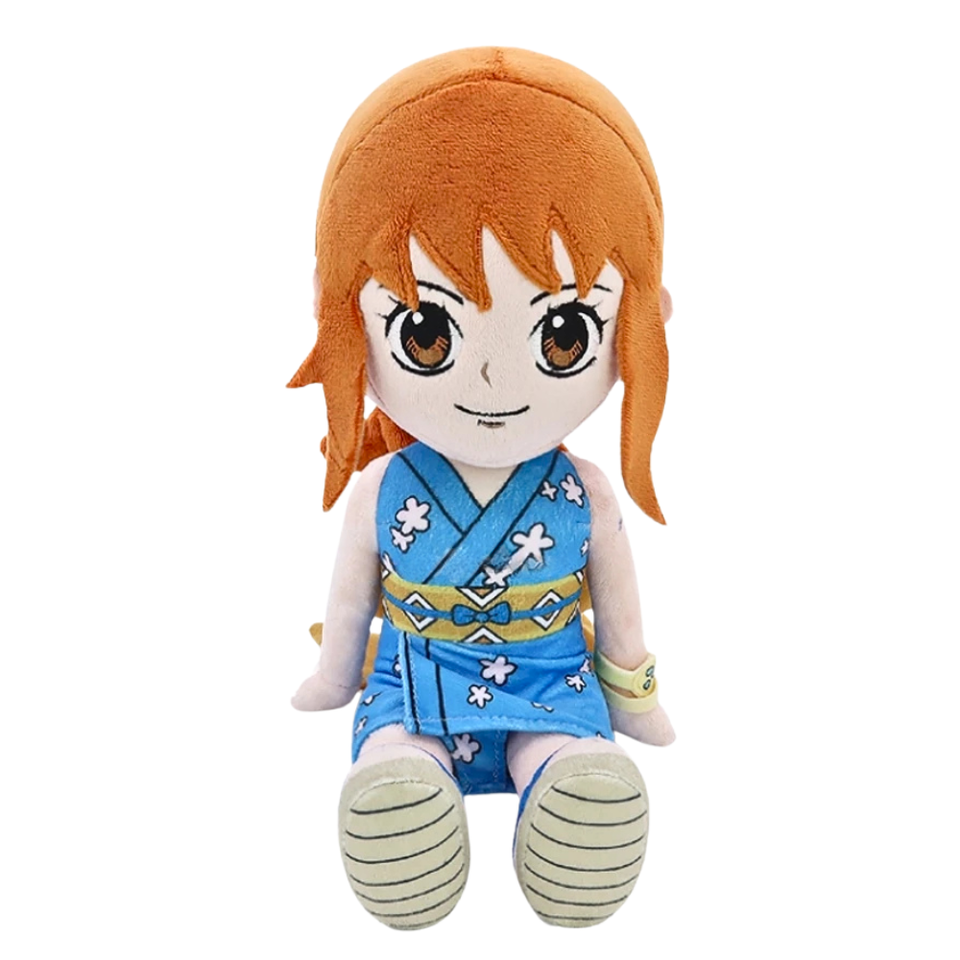 One Piece Nami 7" Plush Doll Wano Yukata Navigator O-Nami Stuffed Toy ...